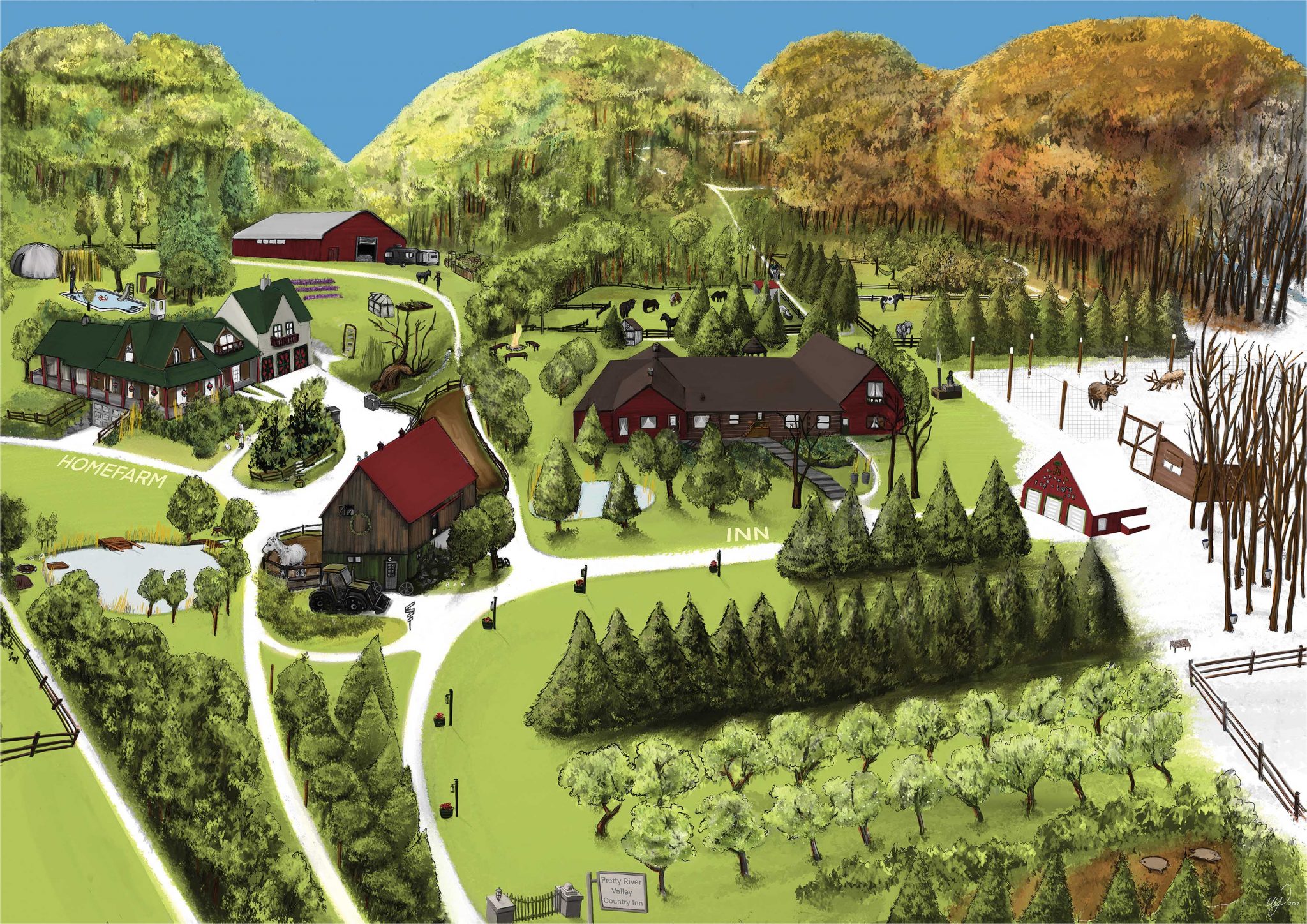 Around the Property - Pretty River Valley Country Inn